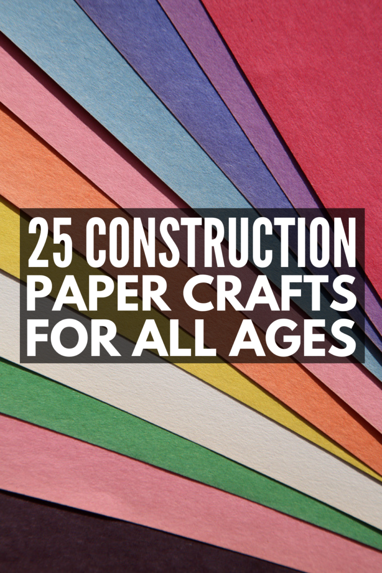 Fun At Home: 25 Construction Paper Crafts for Kids We Love