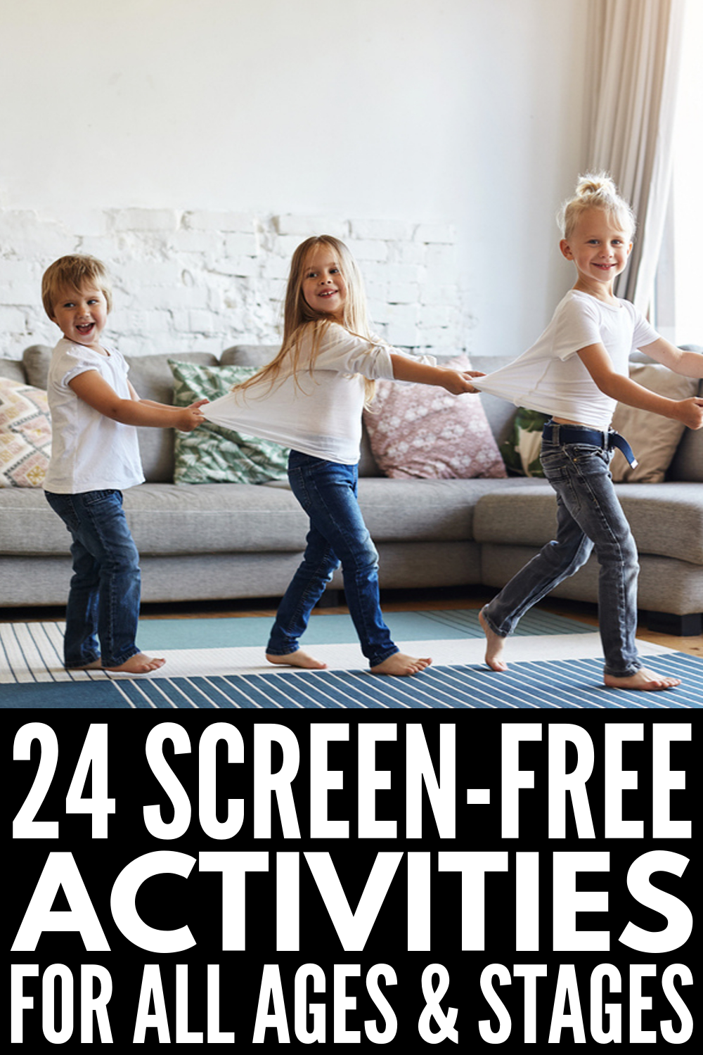 Fun Without Electronics: 24 Screen Free Activities For Kids