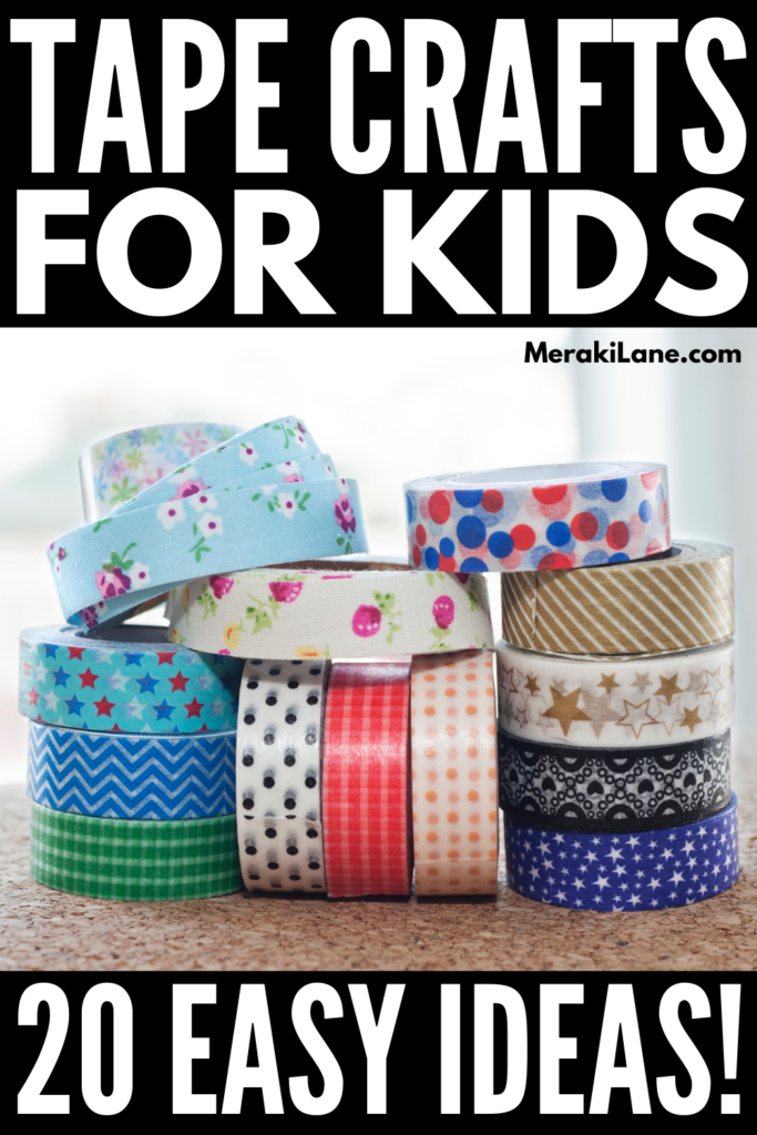 20 Fun and Easy Tape Crafts for Kids of All Ages