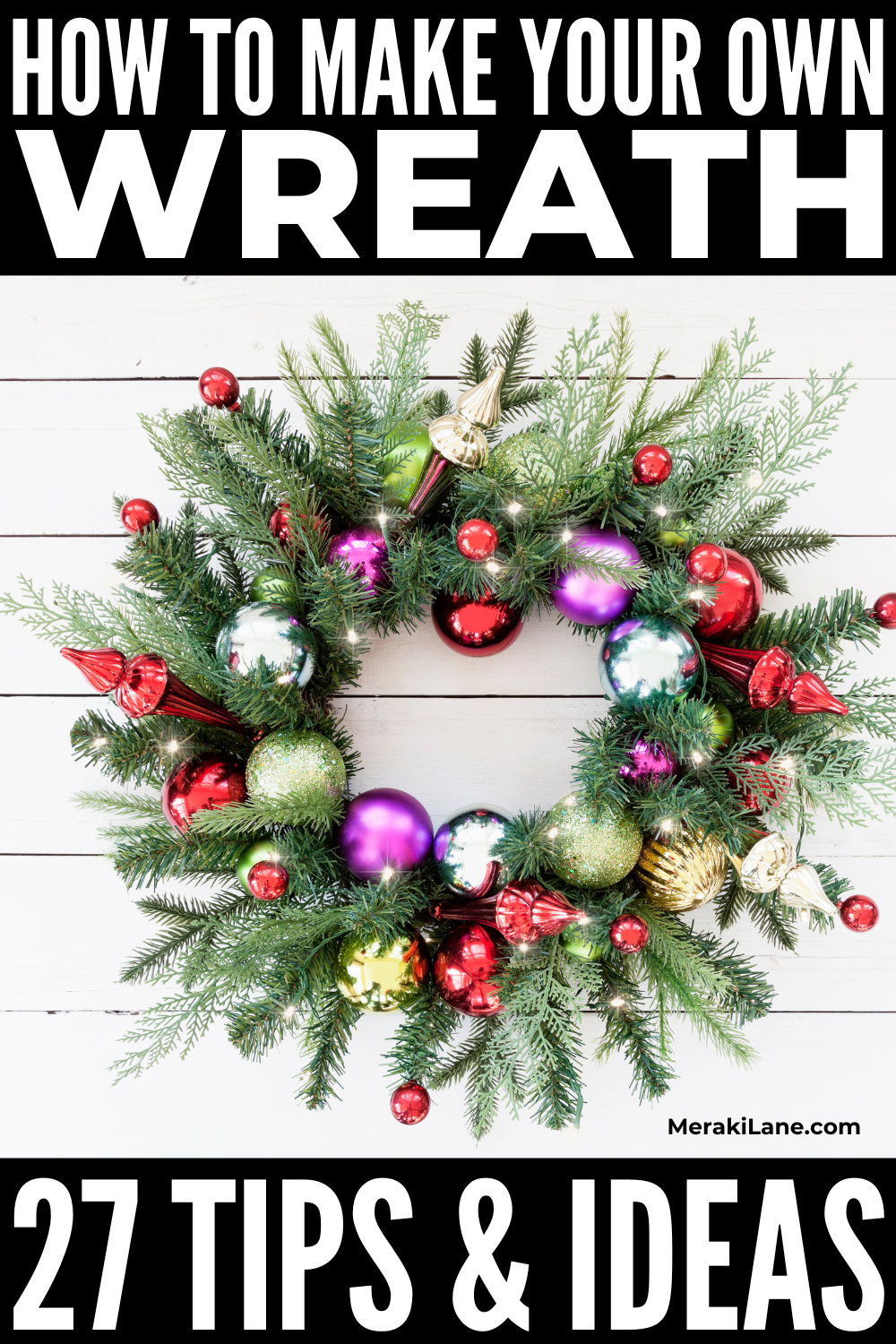 12 Super Easy DIY Holiday Wreath Ideas
