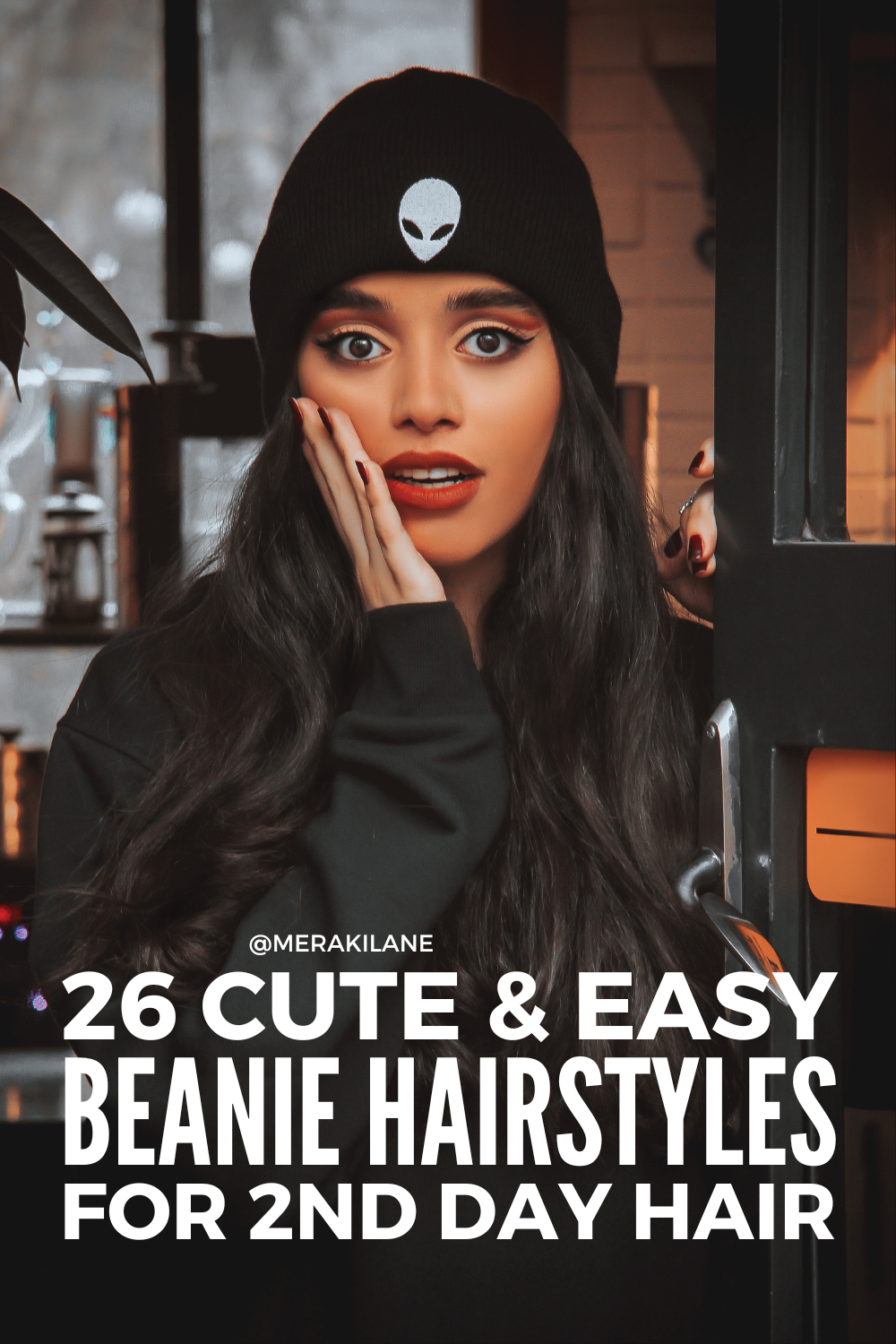 26 Cute and Easy Hairstyles with Beanies for Winter