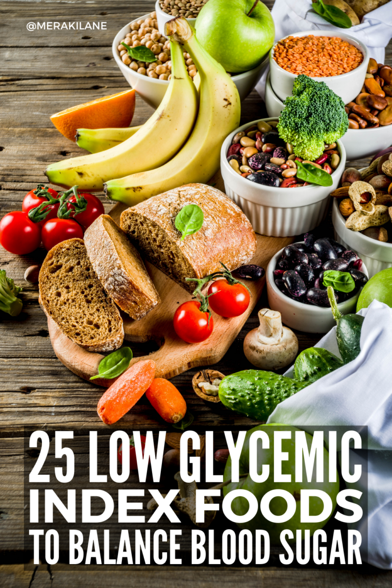 25 Low Glycemic Index Foods for Blood Sugar Control