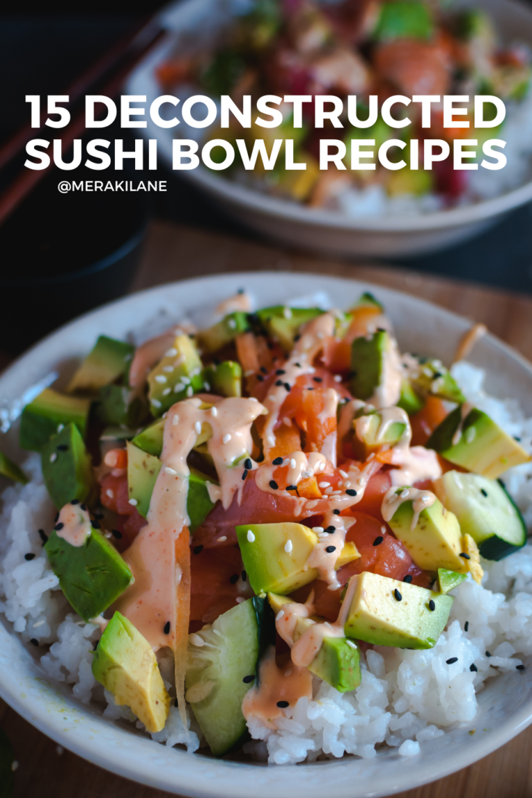 15 Simple and Delicious Deconstructed Sushi Bowl Recipes