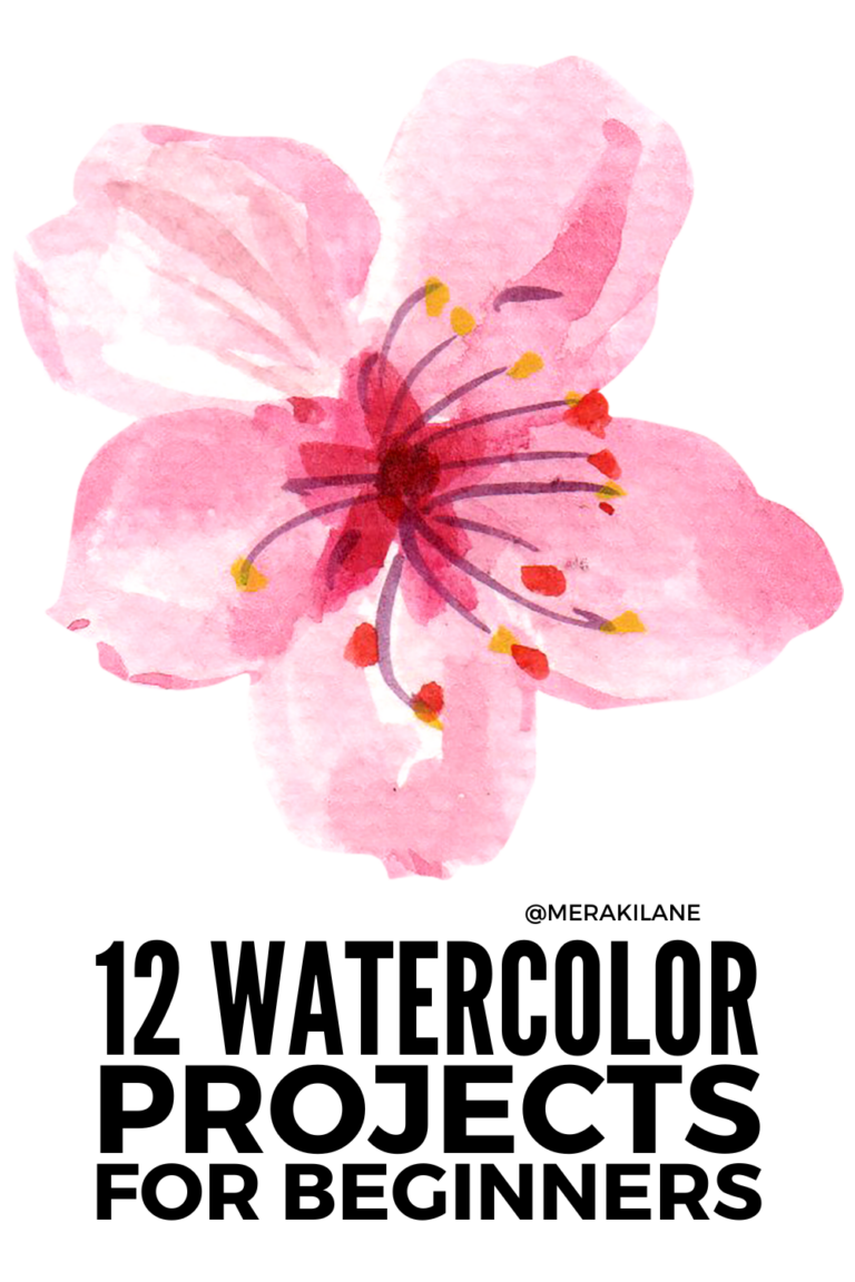 12 Easy Watercolor Art Projects for Beginners