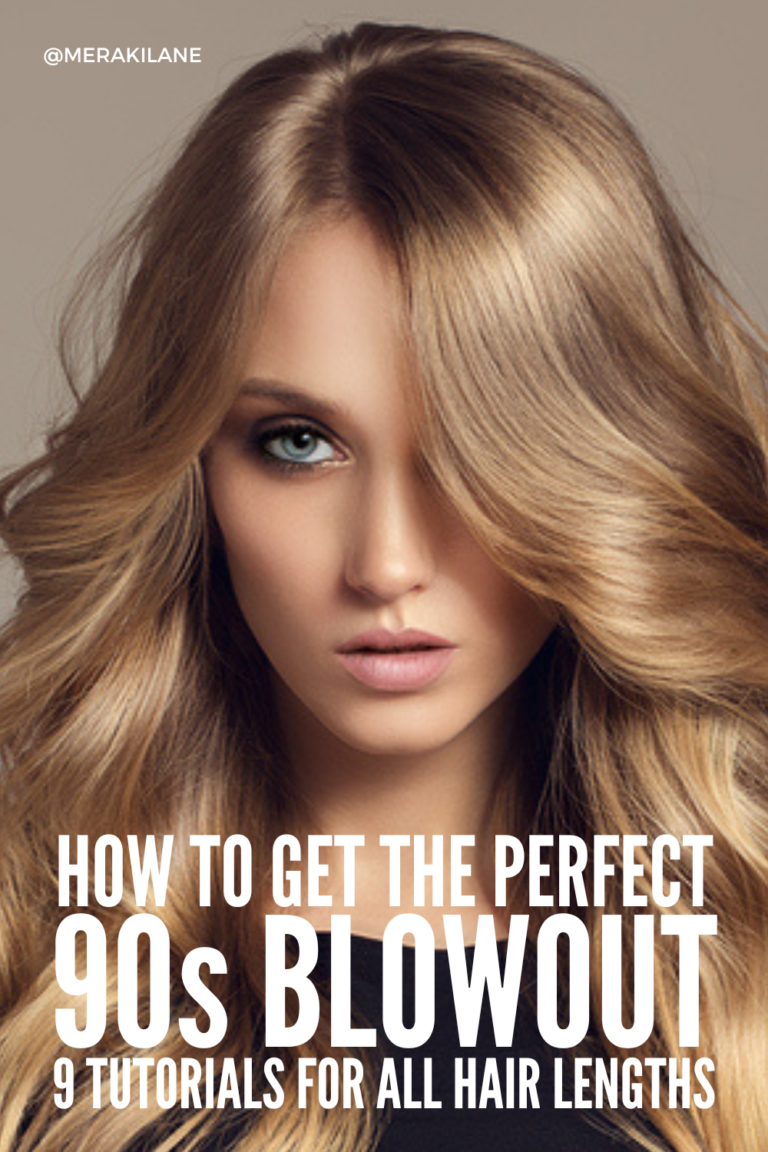 90s Blowout Hair Tutorials for All Hair Lengths