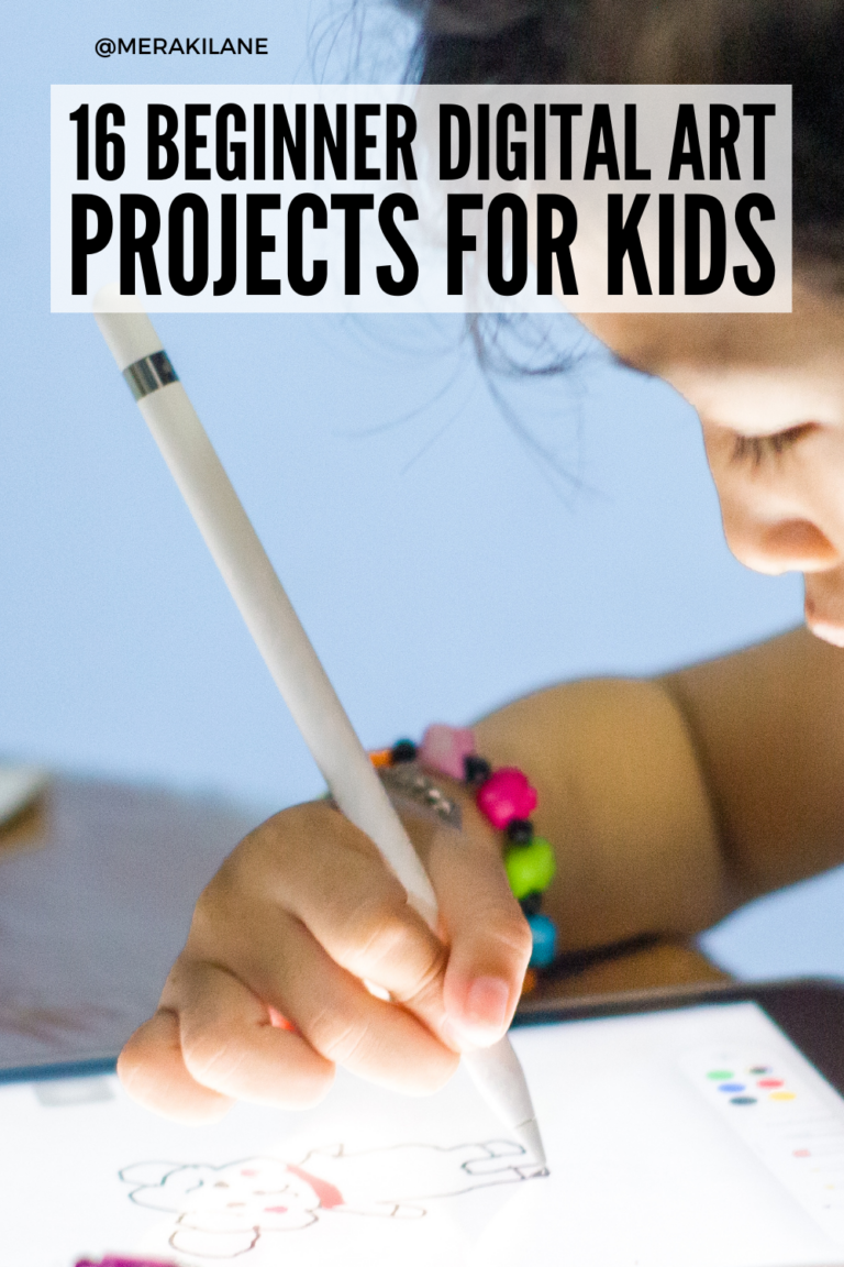 16 Beginner Digital Art Projects for Kids
