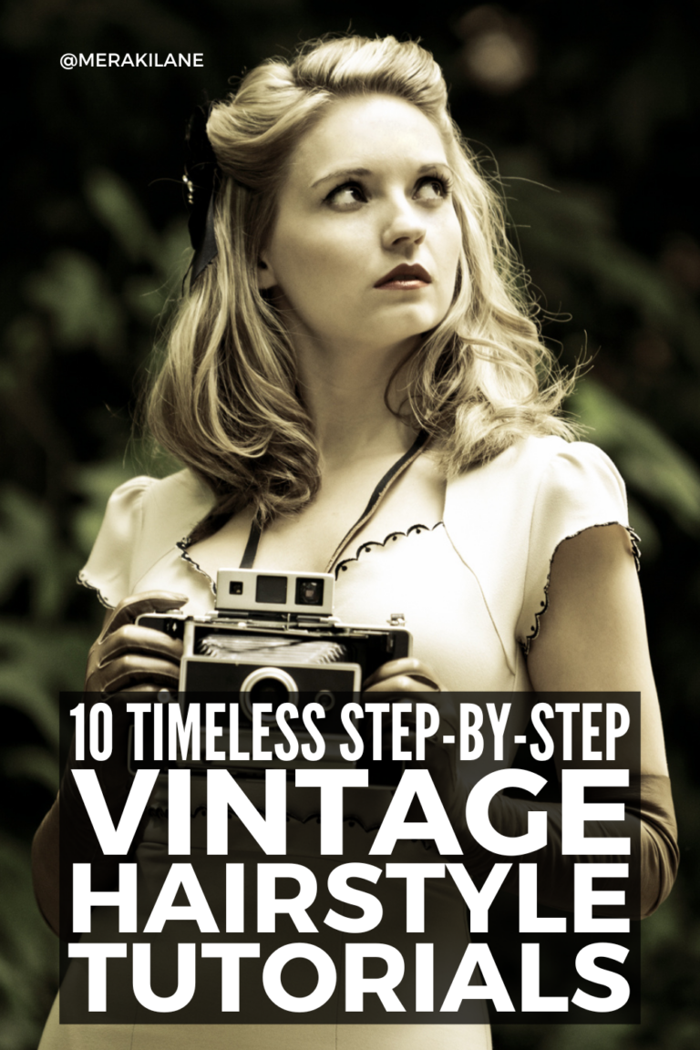 10 Timeless Step-by-Step Vintage Hairstyle Tutorials